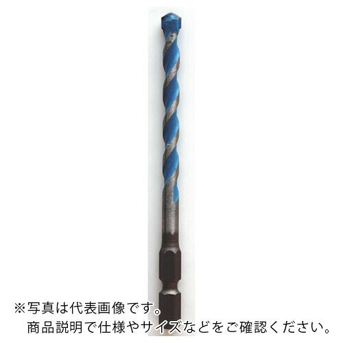 特長：バッテリーインパクトドライバーでいろいろな材料に、簡単に穴あけができます。用途：被削材:モルタル、ブロック、石こうボード、ALC、レンガ、陶器タイル、木材、プラスチック、コンクリート、アルミ、鉄、瓦。仕様：刃径(mm)：6.0有効長(...