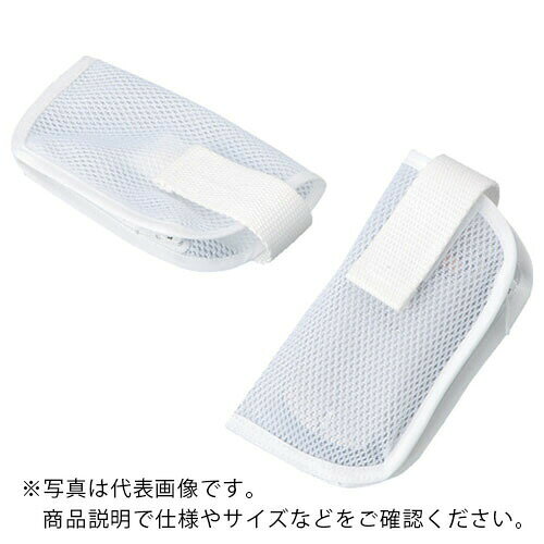 特長：クリーンルーム内への携帯電話携行が可能となり、製造現場内の情報伝達のスピード化に貢献します。用途：クリーンルーム内作業。仕様：色：ホワイト幅(mm)：75高さ(mm)：125カラーウエストベルトに装着、ファスナーにて出し入れ対応厚さ：...