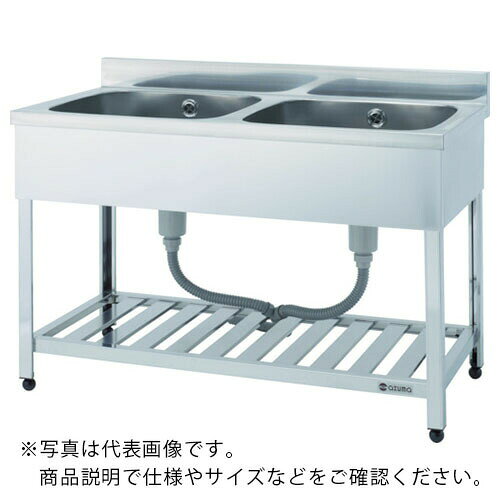 特長：サイズ豊富な本格的業務用ステンレス流し台です。完全なノックダウンケース梱包での出荷も可能です。ご注文時にご指定ください。ご購入後、設置まで保管期間がある場合、ユーザー様での再物流費用、保管スペース低減にお役に立ち、また搬入口の狭い現場...