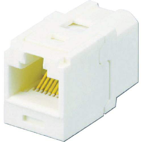 特長：RJ45のプラグが前後に挿入可能なので、LANケーブルの延長が可能です。用途：LANケーブルの延長に。仕様：色：オフホワイト種類：Cat6タイプ：カテゴリ6幅(mm)：15.86奥行(mm)：28.64高さ(mm)：18.06使用温度...