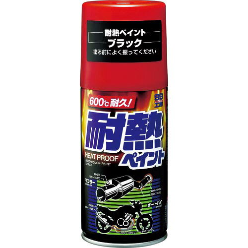 特長：エンジン回り、マフラーなどの高温箇所に塗装する耐熱性のシリコン樹脂塗料です。完全硬化の目安:150℃×1時間耐熱温度:600℃（硬化後）用途：金属用（自動車およびバイクのマフラー、エンジン回りなど）仕様：色：ブラック容量(ml)：30...