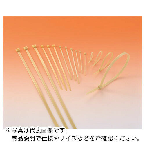 特長：ヘッドは軽い挿入抵抗で確実に固定できる機構です。バンド部は作業しやすい適度な柔軟性があり、作業者や被結束物に負担がかからないようエッジに丸みを持たせています。用途：電気・電子産業、航空宇宙産業、通信産業、配電工事など。仕様：色：ナチュ...