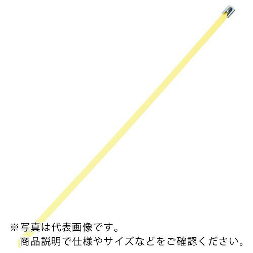 特長：SUS316にポリエステルで全面コーティングされているため、束線を傷つけません。ポリエステルコーティングによりエッジ保護が強化され、異種金属間の電食を防止します。極めて厳しい条件での使用に最適です。屋外使用可能推定年数は20年以上です...