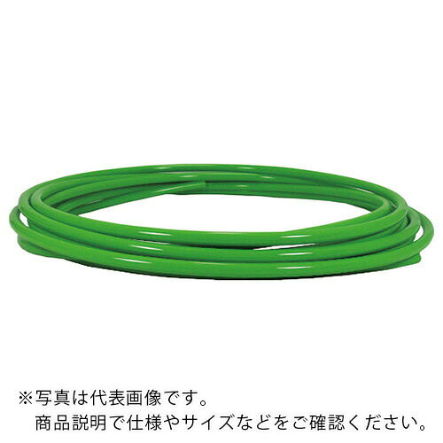 特長：耐油・耐水性に優れています。柔軟性に優れており、曲げ半径が小さく取れます。優れた外径精度、真円度を持っています。サイズ、カラーバリエーションが豊富です。1m間隔でカットマークと残量が表示され裁断作業、在庫管理に便利です。用途：各種エア...