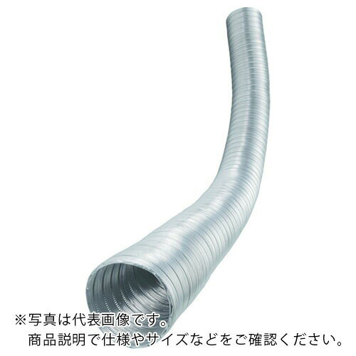 特長：建設省告示第1400号で定められたアルミニウムに該当する不燃材料です。現場で手軽に取り付けられる他、3mを0.8mに圧縮しているので、収納・保管・搬入・輸送が容易です。用途：一般空調用ダクトに。仕様：長さ(m)：3内径(mm)：150...