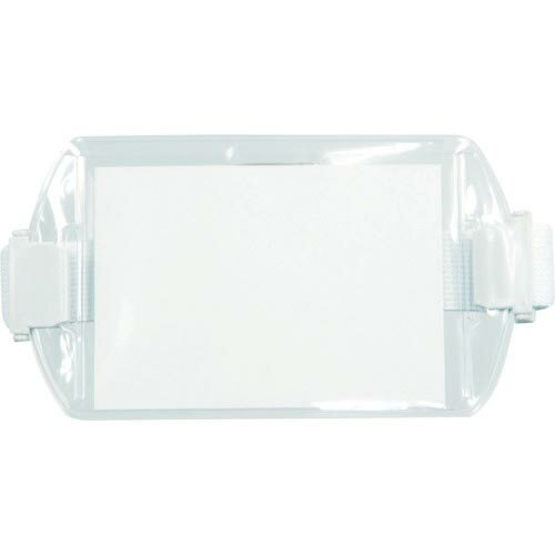 特長：名札や名刺をケースに入れて使用します。首から下げて作業ができない環境での作業に便利です。雨や雪の日でも使用できるように防水フラップ付です。仕様：色：白中紙サイズ(mm)幅：105中紙サイズ(mm)高さ：74バンドサイズ(mm)幅：25...