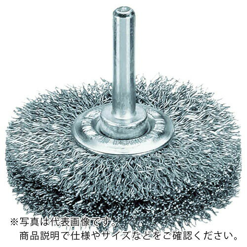 特長：高品位の線材を使用しており、耐久性に優れ、長寿命です。幅広いサイズ展開で、様々なアプリケーションに適しています。用途：金属製品のバリ取り、サビ落とし。カラーやサビ落とし作業などに。溶接継目の処理に。仕様：線径(mm)：0.3毛材：ワイ...