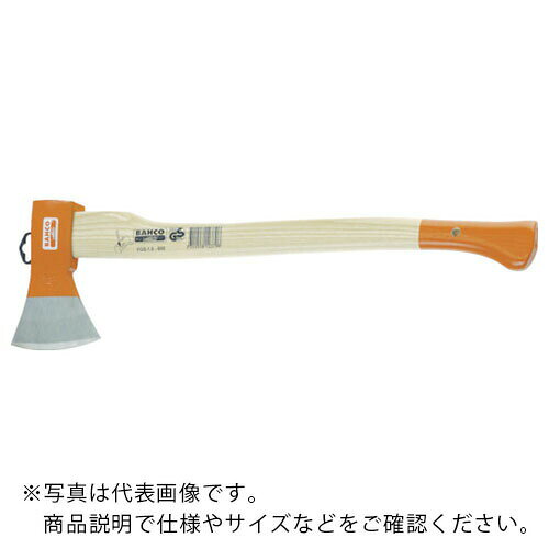 特長：細い枝や倒れている木などの切断に向いています。枝を確実に綺麗に切断できます。用途：薪割り用に。仕様：刃長(mm)：140刃幅(mm)：201全長(mm)：800材質／仕上：刃：工具鋼ハンドル：タモ材注意：おでこより上に振りかぶらないで...