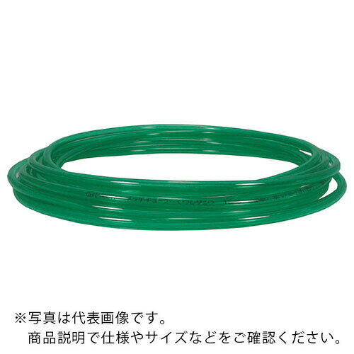 特長：耐油・耐水性に優れています。柔軟性に優れており、曲げ半径が小さく取れます。優れた外径精度、真円度を持っています。サイズ、カラーバリエーションが豊富です。1m間隔でカットマークと残量が表示され裁断作業、在庫管理に便利です。用途：各種エア...