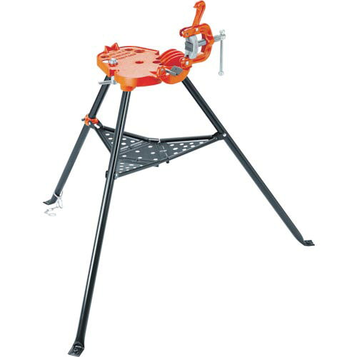特長：堅固な工具トレー付ヨーク型バイスです。仕様：適合パイプ：6A〜65A(1/8〜2 1/2)幅(mm)：1295奥行(mm)：1295高さ(mm)：1170モデル：40-A