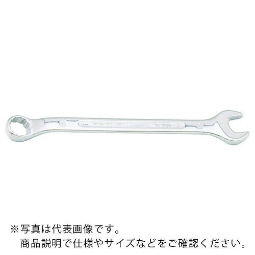 特長：スパナ部15°、めがね部10°のオフセット角です。めがね部の外径は肉薄で、タイトな場所での使い勝手が良く、コーナー欠けのしないダイナミックドライブを採用しています。用途：ボルトナットの締め緩め。仕様：二面幅寸法(mm)：21全長(mm...