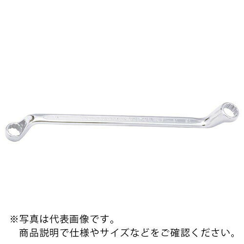 特長：面接触でなめづらいダイナミックドライブを採用しています。60°のディープオフセットで作業時間を短縮させることができます。用途：ボルトナットの締め緩め。仕様：対辺寸法(mm)：24×27全長(mm)：326材質／仕上：バナジウムエクスト...