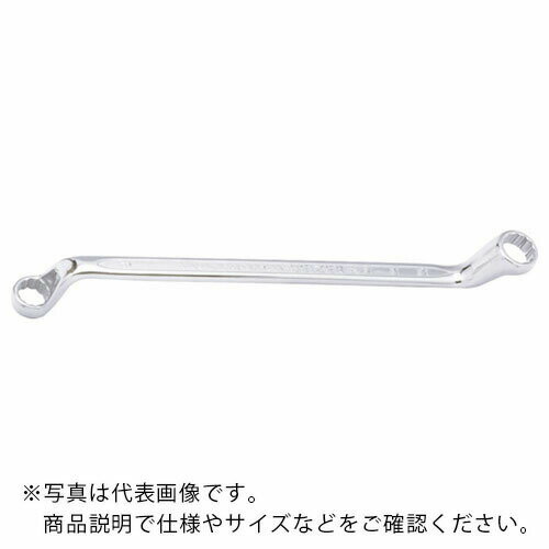 特長：面接触でなめづらいダイナミックドライブを採用しています。60°のディープオフセットで作業時間を短縮させることができます。用途：ボルトナットの締め緩め。仕様：対辺寸法(mm)：46×50全長(mm)：541材質／仕上：バナジウムエクスト...