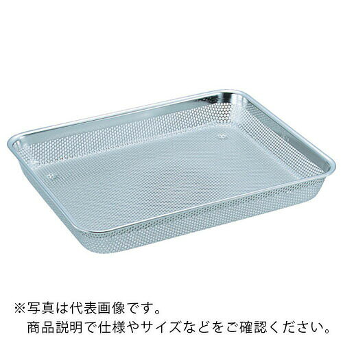 特長：優れた耐久性で扱いやすく異物混入の心配がありません。2.2mmの穴が空いていますので小さな製品の洗浄や乾燥に優れています。仕様：サイズ(呼称)：10枚取外形寸法(mm)幅：355外形寸法(mm)奥行：270外形寸法(mm)高さ：42有...