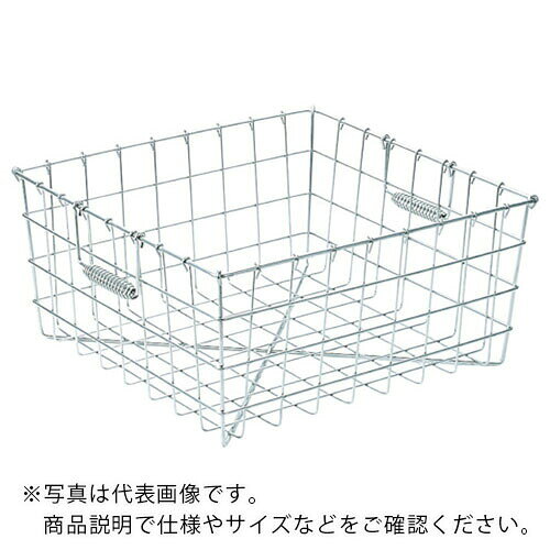 特長：通気性も良く洗浄、乾燥に最適です。取手付なので持ち運びに便利です。仕様：外形寸法(mm)幅：400外形寸法(mm)奥行：300外形寸法(mm)高さ：205有効内寸(mm)幅：357有効内寸(mm)奥行：262有効内寸(mm)高さ：19...