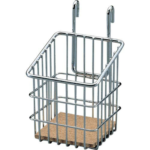 特長：メタルラック専用のバスケットです。仕様：間口(mm)：75奥行(mm)：75高さ(mm)：130耐荷重(kg)：15耐荷重：15kg底部：コルクシート付材質／仕上：スチール表面処理:クロムメッキ仕上げセット内容／付属品：コルクシート　...