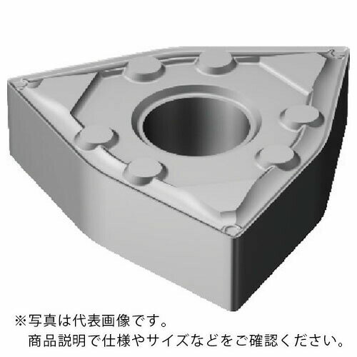 特長：構成刃先と塑性変形に優れた耐性を発揮します。用途：一般旋削加工鋼用。仕上げ加工用。仕様：適合被削材：PKチップ形状：80°六角形刃長(mm)：6.1155厚さ(mm)：4.7625コーナ半径(mm)：0.3969チップ逃げ角(°)：0...