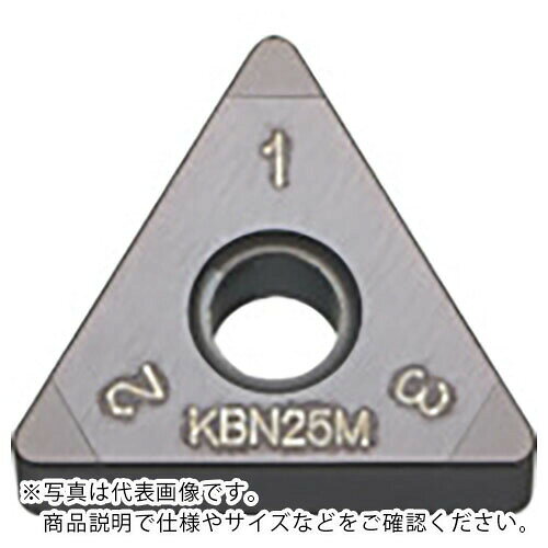 特長：微粒子CBNと耐熱結合相により、耐欠損性と耐摩耗性の高いバランスを実現します。高硬度合金鋼の汎用材種です。用途：旋削加工用。被削材：高硬度合金鋼。仕様：ノンコート(黒色)マルチエッジタフ仕様(耐欠損性良好)ノンコート呈色：黒色刃先仕様...