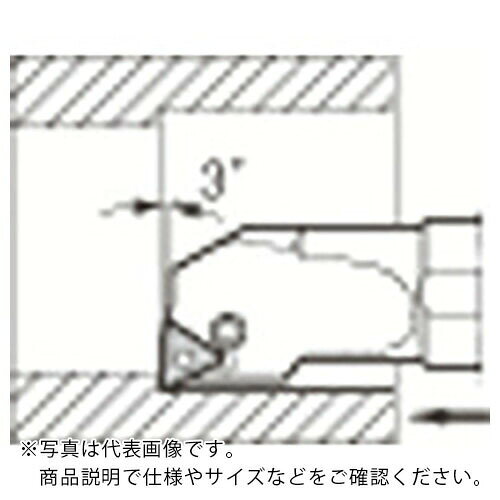 特長：レバーロック方式です。用途：内径加工用。仕様：適合チップ：TN○○1604レバーロック方式最大突出し量L/D=〜3