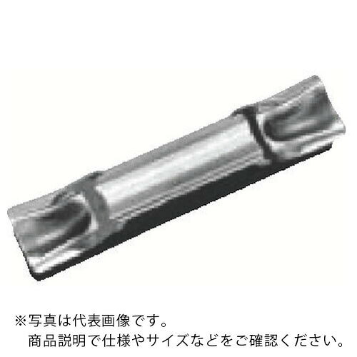 特長：KGDFホルダ用端面溝入れ加工用チップです。用途：端面溝入れ加工用。仕様：適合ホルダ：KGDFR/L-3型溝幅(mm)：3.0±0.03被膜構成：MEGACOAT呈色：黒赤色DMブレーカ：深溝用M級材質／仕上：PVDコーティング