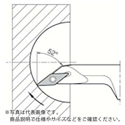 特長：スクリュークランプ方式です。用途：内径球面・奥端面・倣い加工用。仕様：適合チップ：VB○○1103ダイナミックバー：優れた切りくず排出性能を実現、高いホルダ剛性と耐ビビリ性で仕上げ面と寸法精度を確保スクリュークランプ方式最大突出し量L...