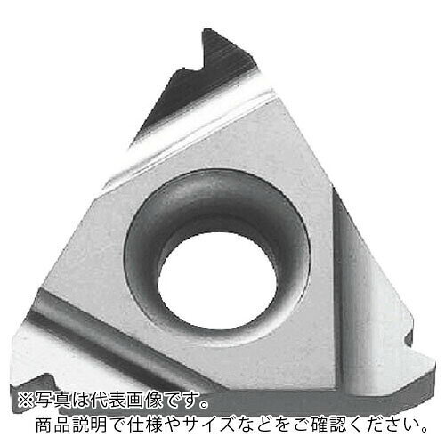 特長：内径ねじ切り加工用チップです。用途：内径ねじ切り加工用。仕様：適合ホルダ：SINR-11型被膜構成：TiAlN呈色：灰紫色材質／仕上：PVDコーティング