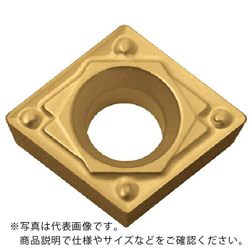 特長：耐高温変形性の高い特殊母材と界面を強化した高硬度強靭被膜により、耐摩耗性・安定性向上を実現します。鋼の軽断続加工に最適です。用途：旋削加工用。被削材：鋼。仕様：チップ形状：ひし形80°厚さ(mm)：3.18CA515：ウルトラインター...