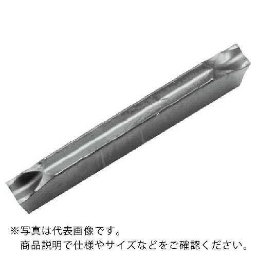 特長：KGDタイプホルダ用突っ切り加工用チップです。用途：突っ切り加工用。仕様：適合ホルダ：KGDR/L-2型/KGDSR/L-2B型刃幅(mm)：2.0±0.04PR1225：微粒超硬母材に耐摩耗性、耐熱性に優れたMEGACOAT被膜構成...