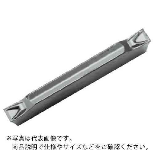 特長：KGDタイプホルダ用突っ切り加工用チップです。用途：突っ切り加工用。仕様：適合ホルダ：KGDR/L-2/-2.4型/KGDSR/L-2B型刃幅(mm)：2.5±0.03PR1225：微粒超硬母材に耐摩耗性、耐熱性に優れたMEGACOA...