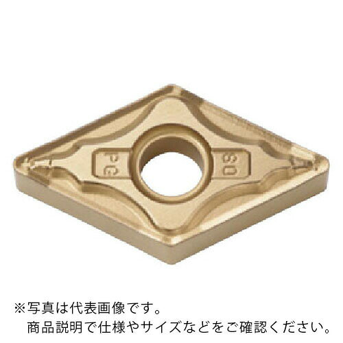 特長：耐高温変形性の高い特殊母材と界面を強化した高硬度強靭被膜により、耐摩耗性・安定性向上を実現します。鋼の軽断続加工に最適です。用途：旋削加工用。被削材：鋼。仕様：チップ形状：ひし形55°厚さ(mm)：4.76被膜構成：微細柱状TiCN+...
