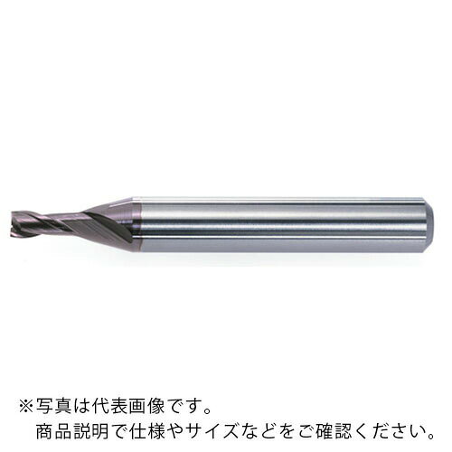 特長：MSコーティングを採用し、コストパフォーマンスを実現したシリーズです。生材から高硬度鋼、難削材まで幅広く使用可能です。汎用2枚刃ミドル刃長スクエアエンドミルです。用途：被削材:炭素鋼、合金鋼、高硬度鋼(〜55HRC)、ステンレス鋼（オ...