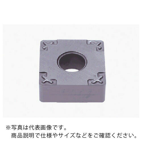特長：耐摩耗性に優れた材種です。用途：被削材：鋼、鋳鉄。仕様：適合被削材：鋼、鋳鉄チップ形状：正方形厚さ(mm)：厚さ(mm):3.18切れ刃長さ(mm)：9.53内接円(mm)：9.525穴径(mm)：3.81コーナR(mm)：コーナR(...