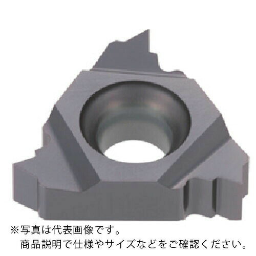 特長：外径用NPTねじインサートです。用途：ねじ切り加工用。仕様：適合被削材：鋼、ステンレス鋼、鋳鉄、難削材コーナ半径(mm)：0.05ねじ切りインサートサイズ：16山数：14.0勝手：R内接円径(mm)：9.525X方向刃形位置(mm)：...