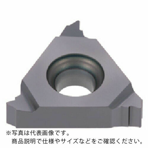 特長：外径用55°ウィットねじインサートです。用途：ねじ切り加工用。仕様：適合被削材：鋼、ステンレス鋼、鋳鉄、難削材コーナ半径(mm)：0.2ねじ切りインサートサイズ：16山数：16.0勝手：R内接円径(mm)：9.525X方向刃形位置(m...