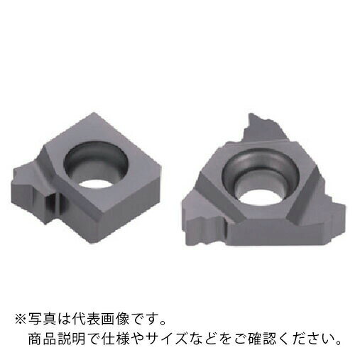 特長：内径用PTねじインサートです。用途：ねじ切り加工用。仕様：適合被削材：鋼、ステンレス鋼、鋳鉄、非鉄金属インサートサイズ(mm)：6山数：19勝手：右さらい刃付鋳鉄、非鉄金属用超硬材種材質／仕上：超硬
