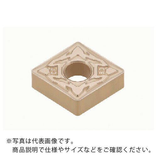 特長：高速連続切削において優れた耐摩耗性と耐塑性変形性を発揮します。用途：被削材：鋳鉄。仕様：適合被削材：鋳鉄チップ形状：ひし形80°切刃長L(mm)：12.9厚さS(mm)：4.76コーナ半径RE(mm)：0.8コーティング：CVD切れ刃...
