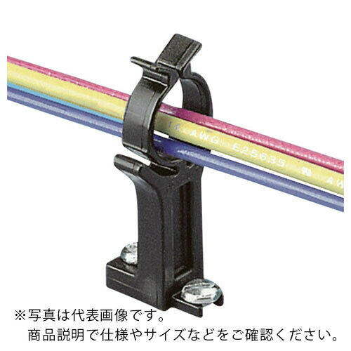 特長：漏斗型の差込口で、ケーブルを素早く挿入できます。ケーブルが外れないように先端を折り曲げ、突き合わせてあります。ハーネス完成後に、簡単に取り外すことができます。用途：ハーネス組立におけるケーブルの保持に。仕様：色：ブラック縦(mm)：1...