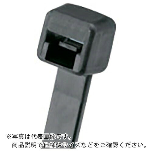 特長：耐熱性タイプのナイロン結束バンドです。用途：ワイヤー、ケーブルなどの結束に。仕様：色：ブラック幅(mm)：7.6長さ(mm)：368厚さ(mm)：1.9最大結束径(mm)：102引張強度(N)：534最小結束径(mm)：4.8使用温度...
