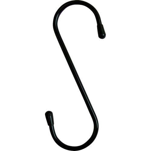 特長：被覆線ですのでサビず、相手側にキズをつけません。用途：一般商品の収納の吊具として。物の吊り下げ、引っ掛けとして仕様：使用荷重(kN)：0.11色：黒D(mm)：5L(mm)：150A(mm)：15S(mm)：38150mm黒材質／仕上...