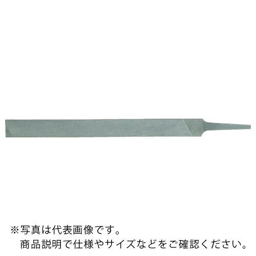 特長：エッジと面が平行です。複目、エッジの片方は目なし、片方は単目です。平面、鋭い角、肩のほかバリ取りなどに使用することができ、重量物の先鋭化にも有効です。削りカスをすばやく排除します。高合金工具鋼には複目ヤスリを使用してください。仕様：仕...
