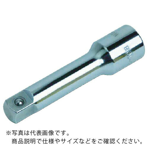 特長：狭く手の届かない箇所への使用に適しています。ソケットはボールとバネで保持します。クロームメッキ仕上げでサビや汚れから守ります。使用する箇所に合わせて長さを選定ください。用途：技術者向けに。メンテナンス業者に。仕様：差込角(mm)：12...