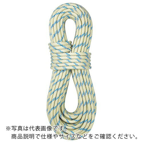 特長：内芯をナイロンとし、さらにポリエステルの16本のストランドで編んで被覆した摩擦、耐切創に優れたロープです。用途：各種リードロープ、結束、固定、一般作業に。レスキューに。仕様：色：白線径(mm)：10.5長さ(m)：200包装形態：ドラ...