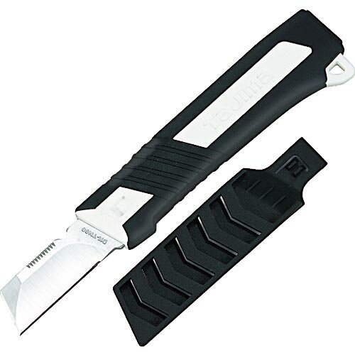 特長：VVF線もスムーズに割けるホロー形状刃を採用しています。刃が短く、皮むき作業での取り回しに便利なショートタイプです。バリ取り用溝を装備、カットした場所のバリ取りに便利です。叩けるブレード貫通型です。ノミのように使用できる先端刃です。安...