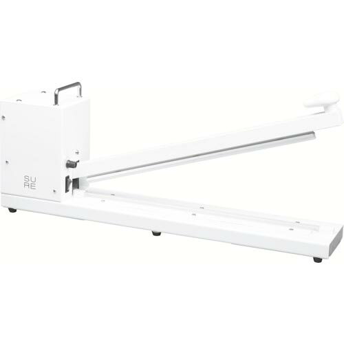 特長：ポリ袋などの軽包装が簡単にできる、卓上の（瞬間通電）シーラーです。仕様：シール幅(mm)：3シール長さ(mm)：450電源(V)：100消費電力(W)：920本体寸法(mm)幅：122本体寸法(mm)奥行：650本体寸法(mm)高さ：...