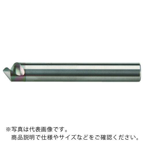 特長：トグロン［［R上］］シャープシリーズの面取り専用モデルバリ、ビビリが少なく、面粗度がきれいです。用途：被削材:アルミ合金、銅、プラスチック。面取りミーリングや穴面取りに。仕様：シャンク径(mm)：10全長(mm)：70最小面取径(mm...