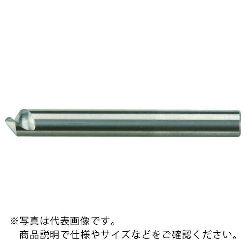 特長：トグロン［［R上］］シャープシリーズの面取り専用モデルバリ、ビビリが少なく、面粗度がきれいです。用途：被削材:アルミ合金、銅、プラスチック。面取りミーリングや穴面取りに。仕様：シャンク径(mm)：6全長(mm)：50最小面取径(mm)...