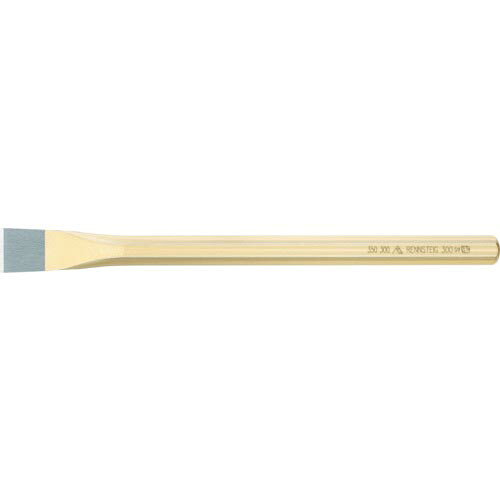 特長：高品質の鋼材を使用した、チゼルです。抜群の耐久性と高い作業性を発揮します。用途：鉄板や石の切断、ハツリ作業など。仕様：刃幅(mm)：23全長(mm)：250八角胴径(mm)：16ハンドガード：なし八角胴タイプ材質／仕上：クロムバナジウ...