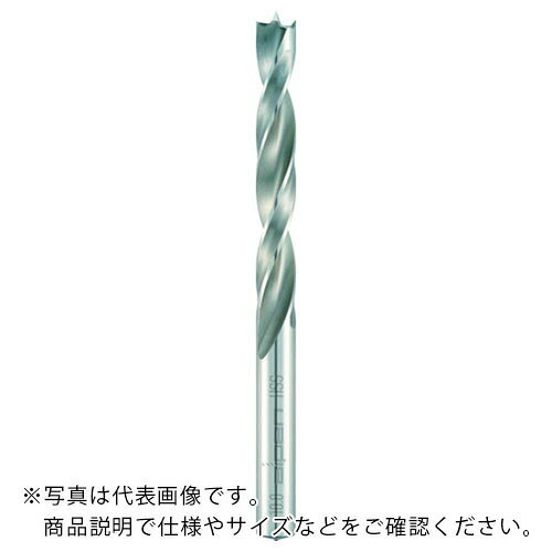 特長：耐熱温度は450度までの、木材用ドリルです。やわらかい木材から硬い木材まで穴あけ作業が可能です。用途：被削材:木材。仕様：刃径(mm)：4溝長(mm)：43全長(mm)：75シャンク形状：丸軸シャンク径(mm)：4適合機種：電気ドリル...