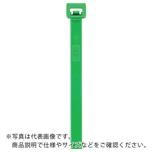 特長：主に屋内での結束に適したカラータイプの高品質ケーブルタイです。電線の被覆色に合わせた色を使用することで束線を目立たなくきれいに束ねることができます。ケーブルの種類によって色分けして結束するとひと目で識別できて便利です。用途：電線ケーブ...