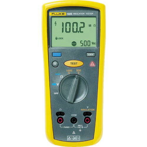 特長：複数の試験電圧を設定できるデジタル絶縁抵抗計です。用途：2レンジ。トラブルシューティング、試運転、予防的保守に。仕様：定格測定電圧(V/MΩ)：500/500、 1000/2000最小表示(MΩ)：0.01交流電圧(V)：600直流電...